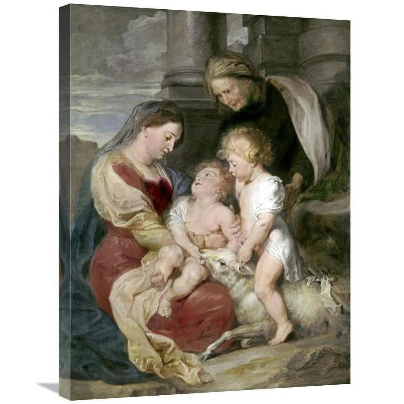Global Gallery Virgin & Child with St. Elizabeth & St. John Art Print - Peter Paul Rubens ...