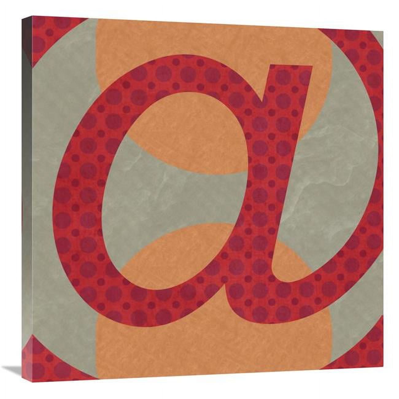 Global Gallery 30 x 30 in. Type Collage - Stacked Symbols 2 Art Print ...