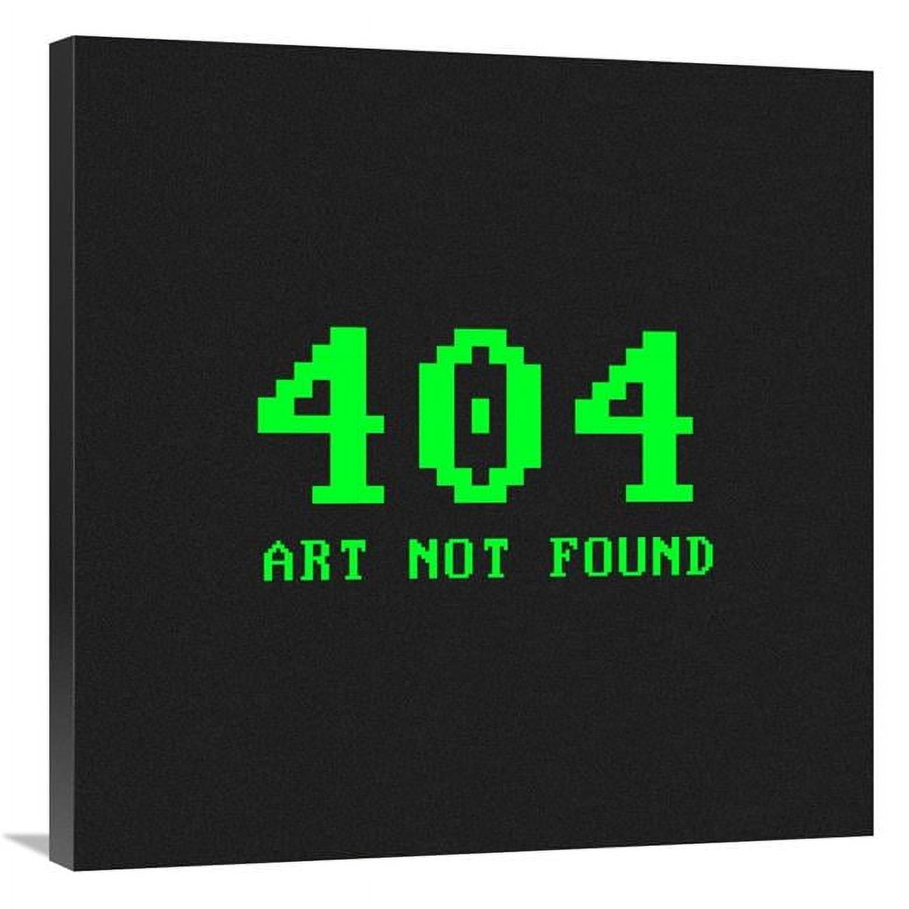 Global Gallery Virtual Messages in the Real World - 404 Square Green ...