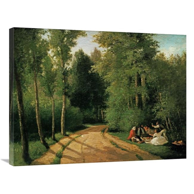 Global Gallery 36 in. A Picnic at Montmorency Art Print - Camille ...