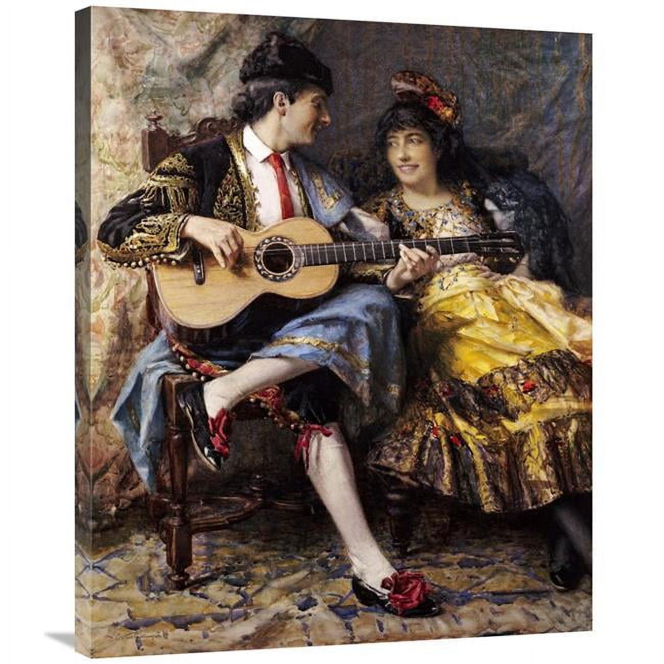 Global Gallery 36 in. A Spanish Singer & His Lady Art Print - Arthur ...
