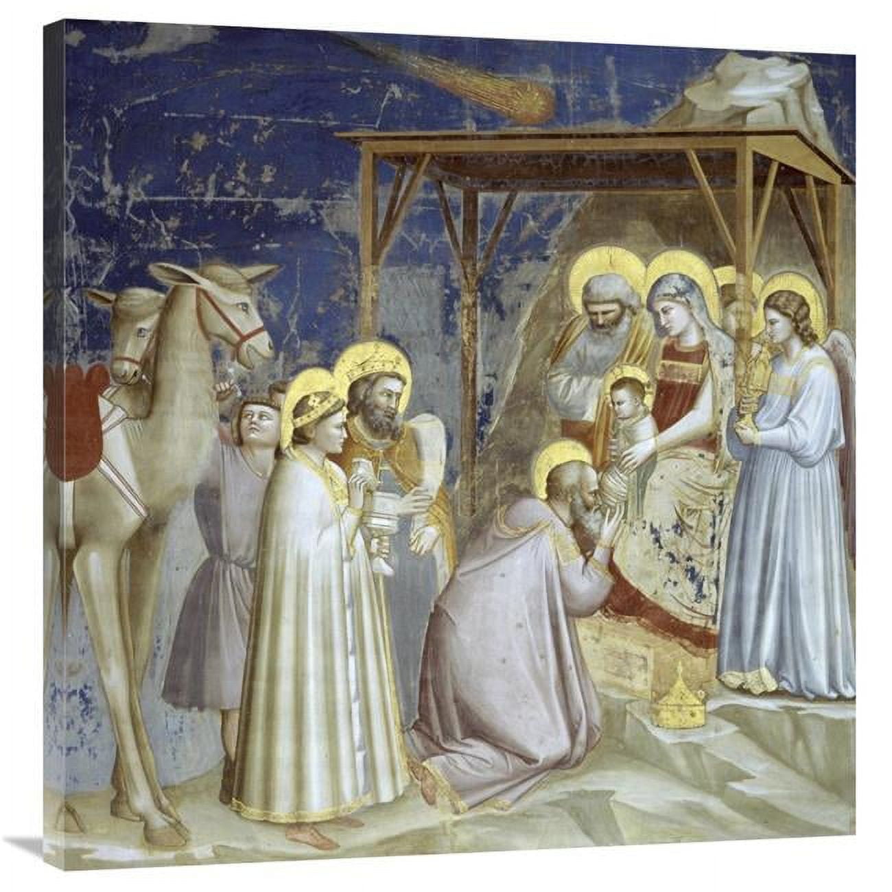 Global Gallery Adoration of the Magi Art Print - Giotto - 36in ...
