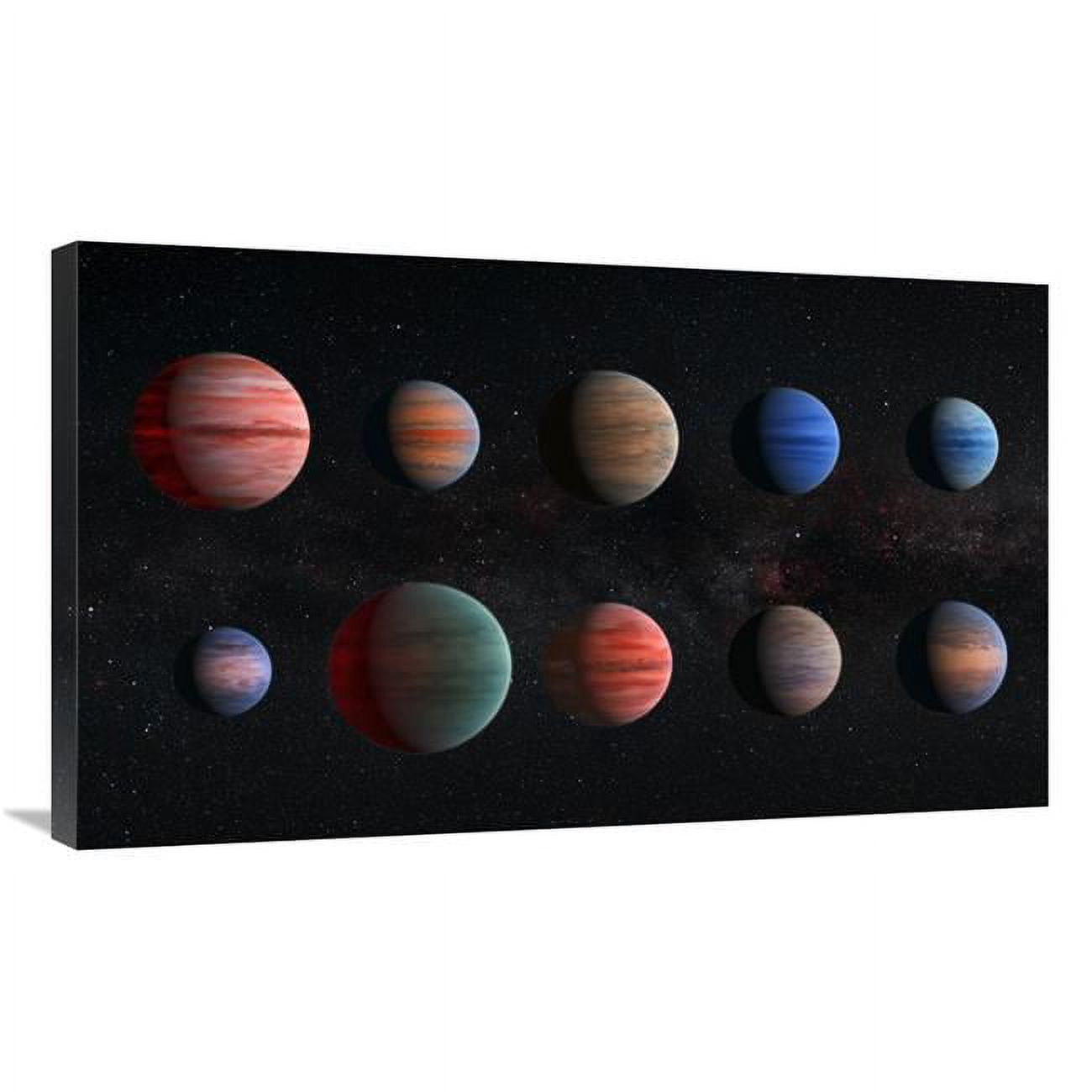 Global Gallery 36 in. Artist Impression of Hot Jupiter Exoplanets ...