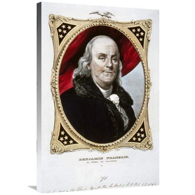 Global Gallery 36 in. Benjamin Franklin Art Print - Currier & Ives ...
