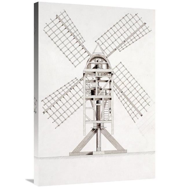 Global Gallery 36 in. Drawings for Windmills Art Print - Walmart.com