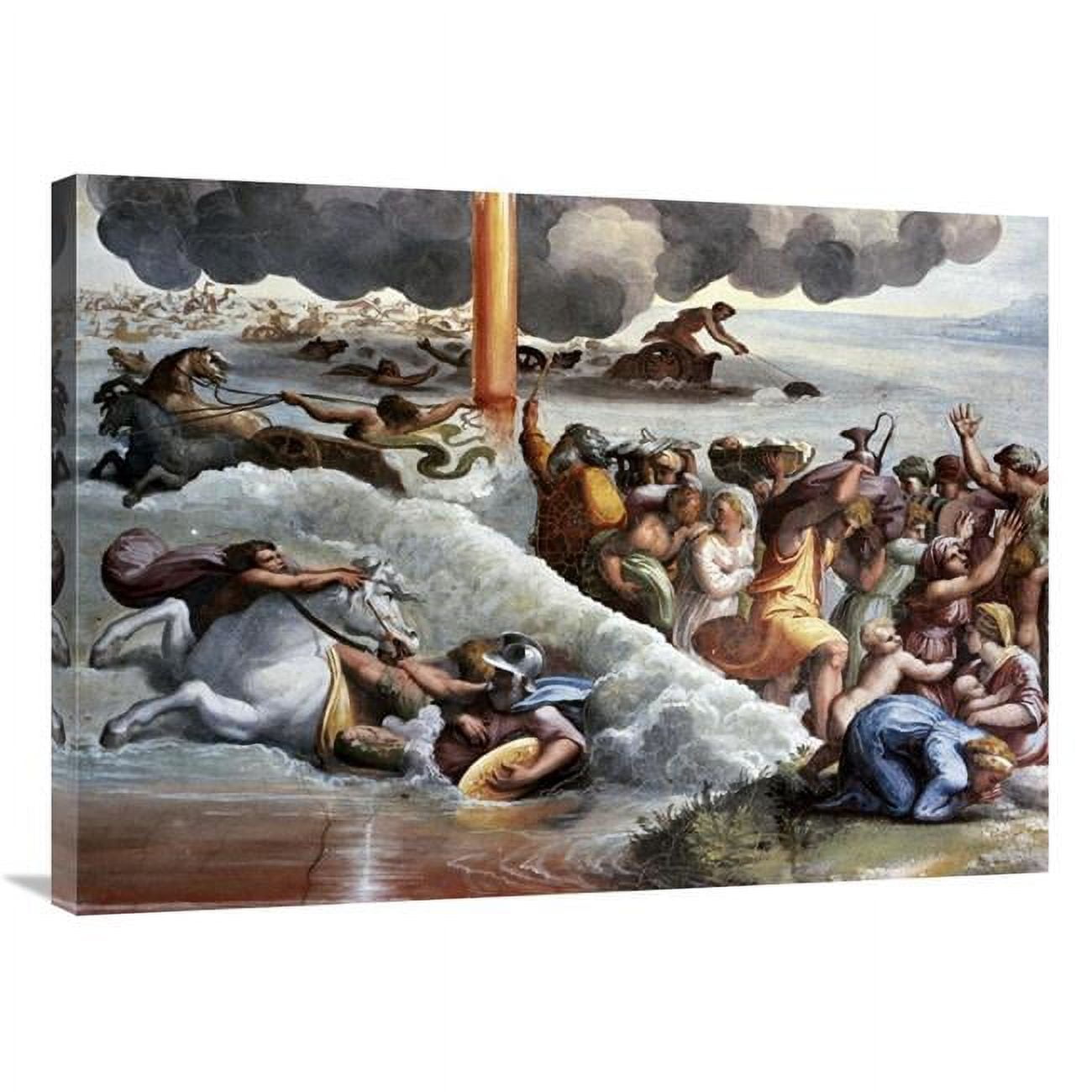 Global Gallery 36 in. Moses Crossing the Red Sea Art Print - Raphael ...