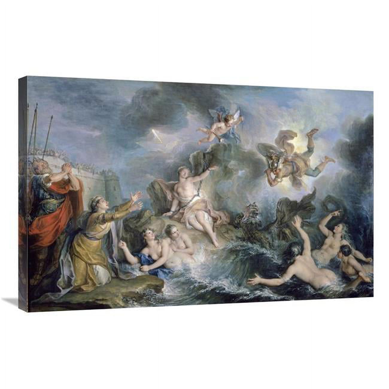 Global Gallery Perseus Rescues Andromeda Art Print - Charles Antoine Coypel - Walmart.com