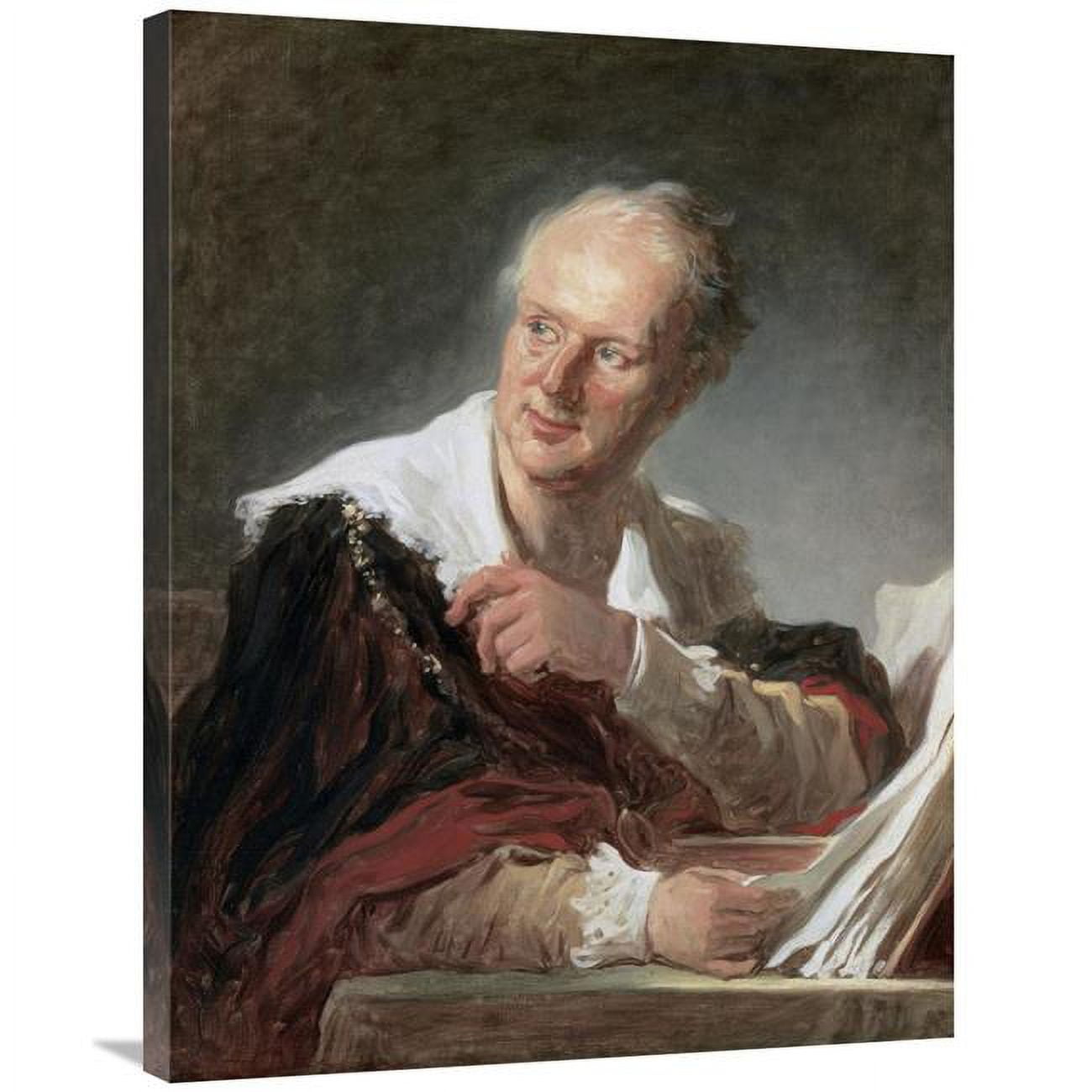 Global Gallery 36 in. Portrait of Diderot Art Print - Jean Honore Fragonard - Walmart.com