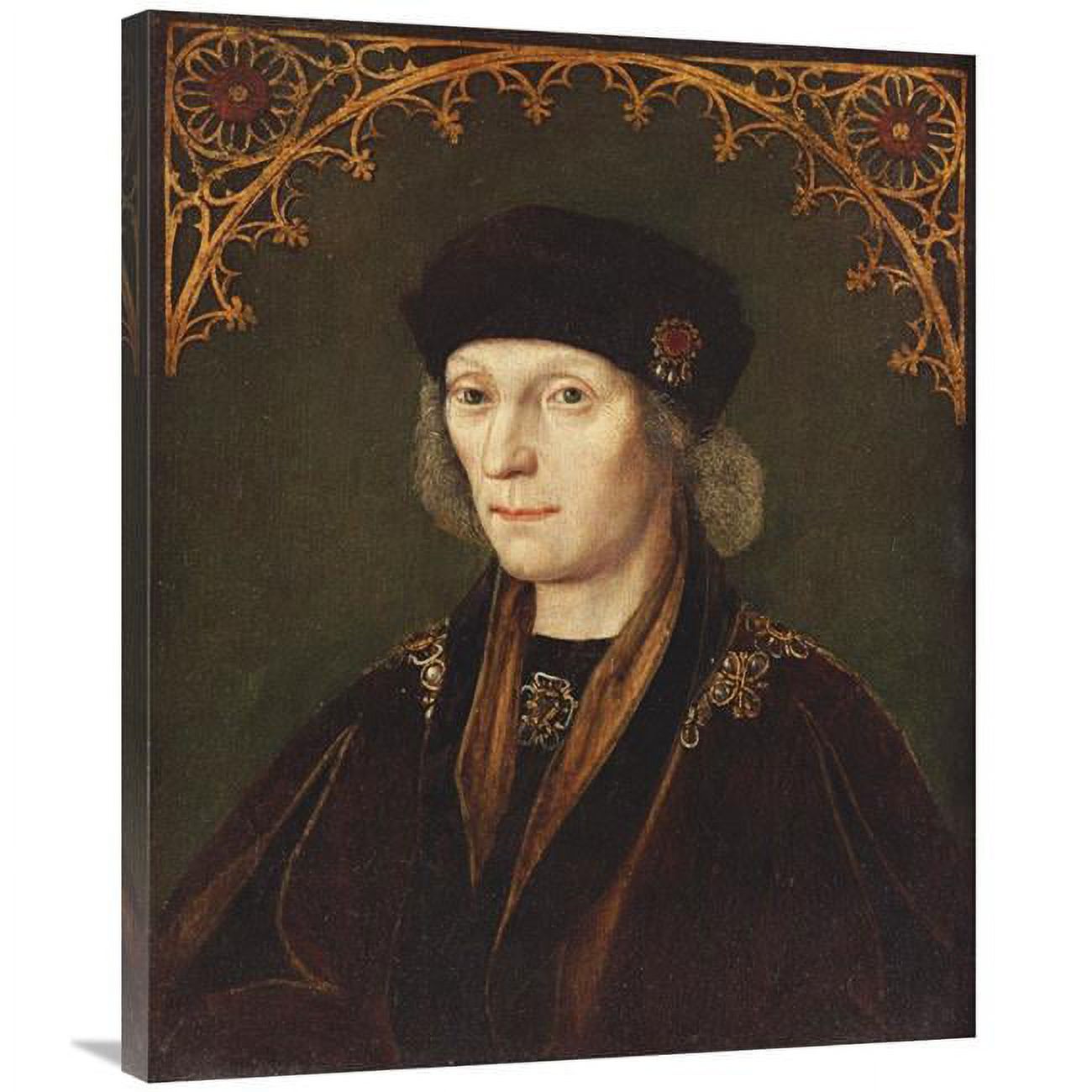 Global Gallery 36 in. Portrait of King Henry VII Art Print - Flemish ...