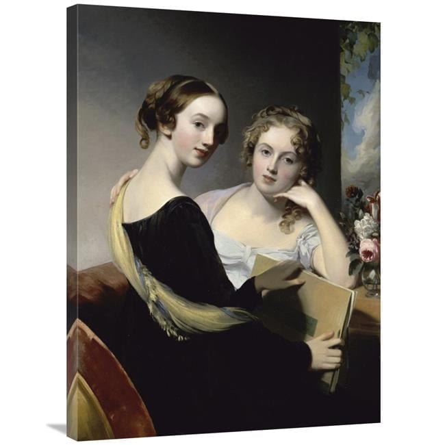 Global Gallery 36 in. Portrait of the McEven Sisters Art Print - Thomas Sully - Walmart.com