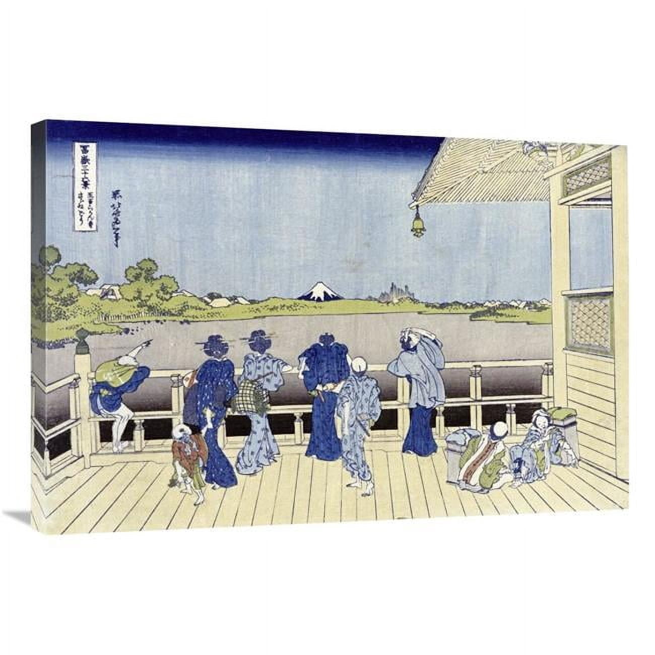 Global Gallery 36 in. Sazai Hall of Five-Hundred-Rakan Temple Art Print ...