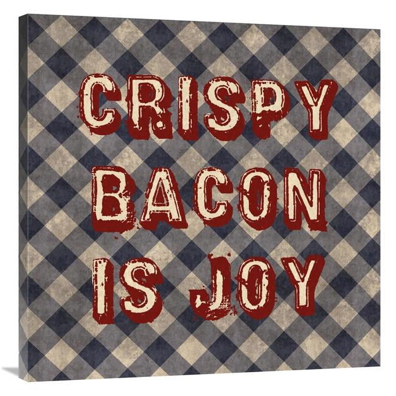 Global Gallery 36 x 36 in. Crispy Bacon is Joy Art Print - BG.Studio ...