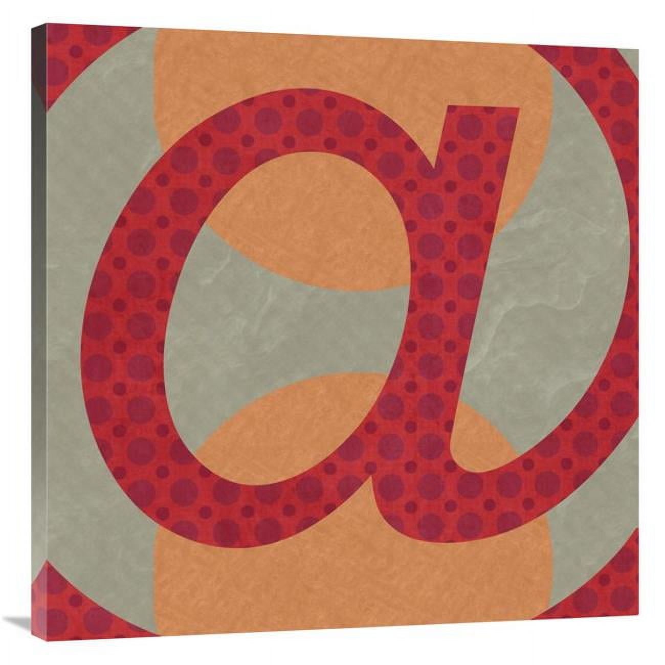 Global Gallery 36 x 36 in. Type Collage - Stacked Symbols 2 Art Print ...