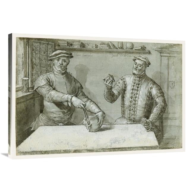 Global Gallery 40 in. A Double Portrait of Hans Furraht & Jacob Von Der ...