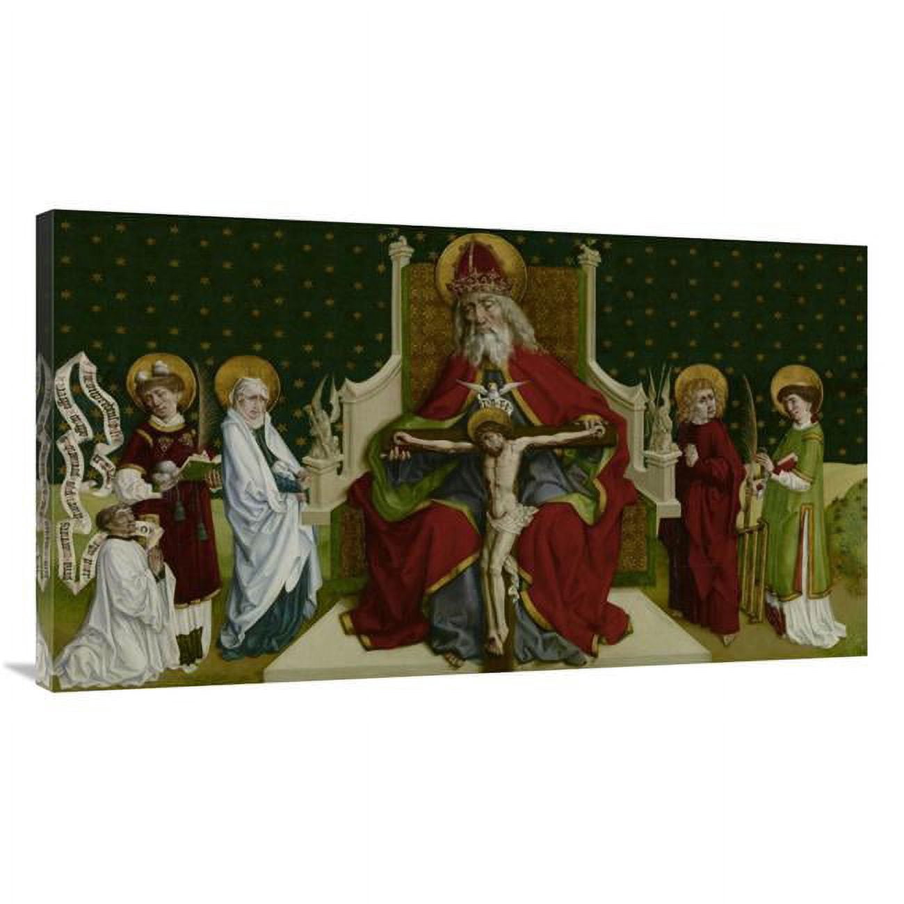 Global Gallery 44 in. The Trinity with the Virgin - Saints John the ...