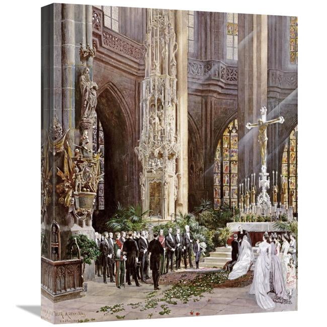 Global Gallery A Wedding - Jacobi Church & Nuremberg Art Print ...
