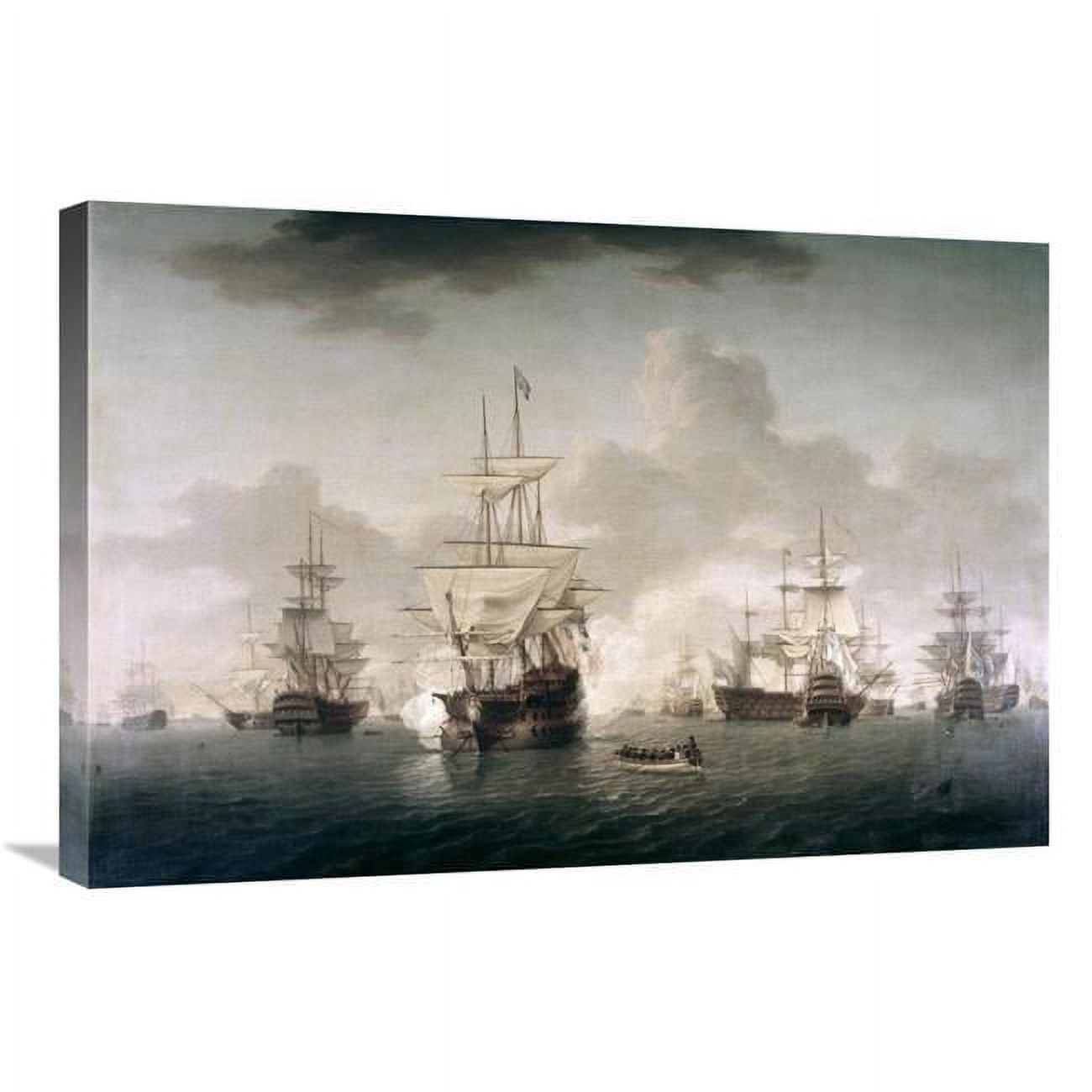 Global Gallery Admiral Lord Howe Joining His Flagship Art Print ...