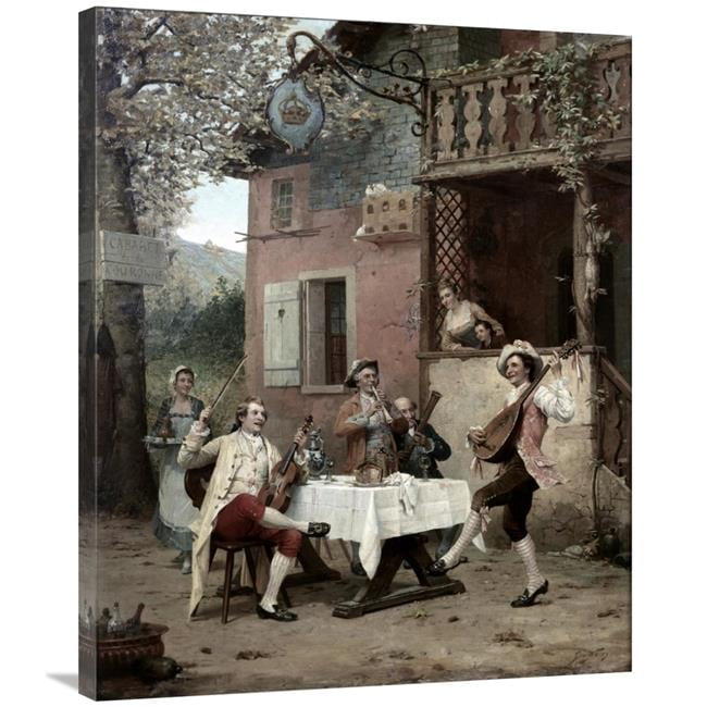 Global Gallery Cabaret De La Couronne Art Print - Emile Georges Weiss ...