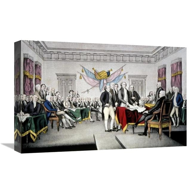 Global Gallery Declaration of Independence Art Print - Currier & Ives ...