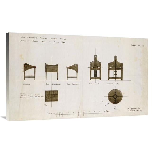 Global Gallery Designs for Writing Desks Art Print - Charles Rennie ...