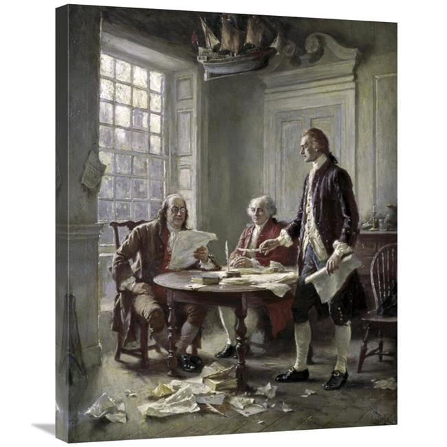 Global Gallery Drafting the Declaration of Independence Art Print ...