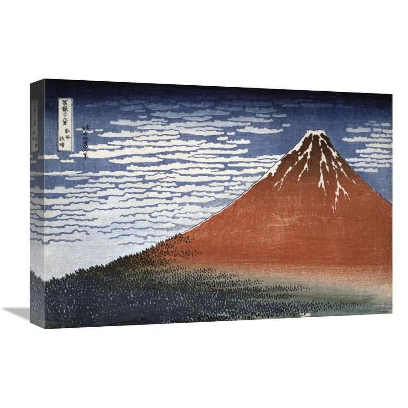 Global Gallery Fuji in Clear Weather Art Print - Hokusai - Walmart.com