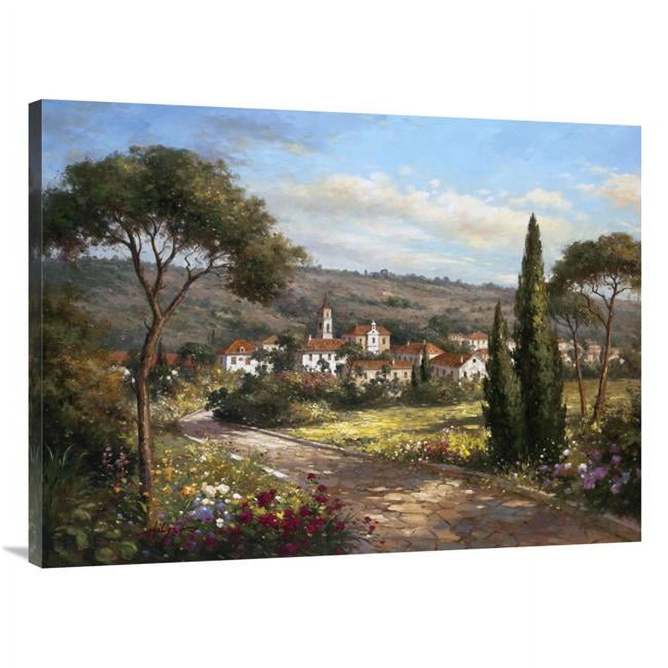 Global Gallery GCS-122271-3040-142 30 x 40 in. A Garden VIew Art Print ...