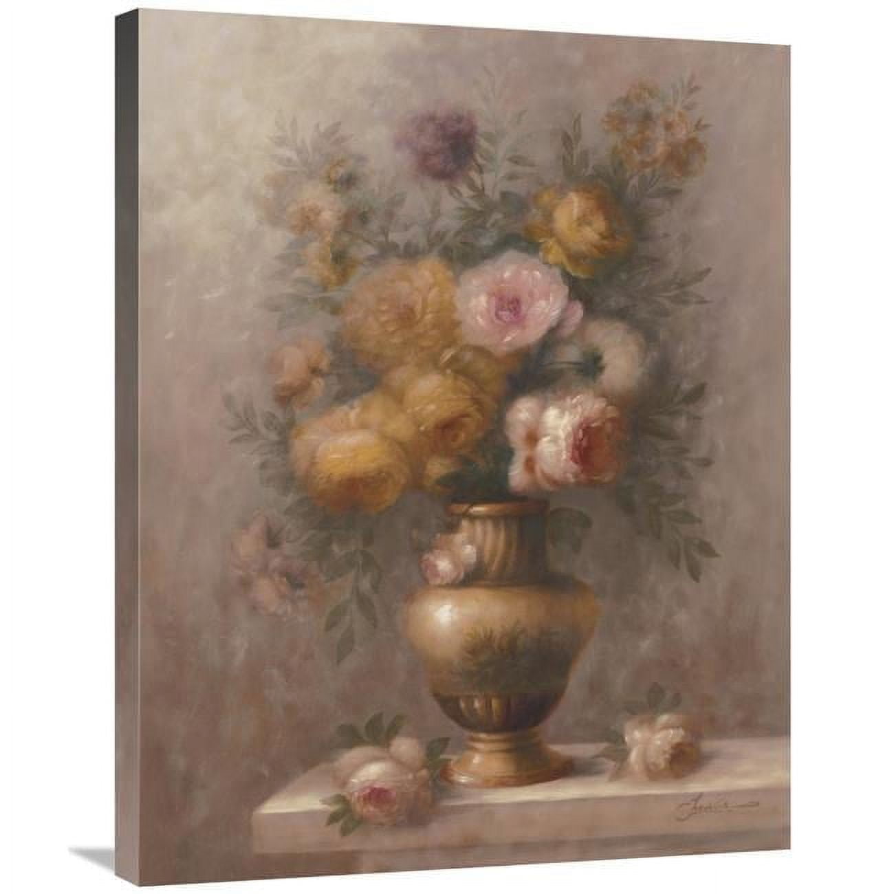 Global Gallery GCS-122380-2432-142 24 x 32 in. Tatianas Flowers Art ...