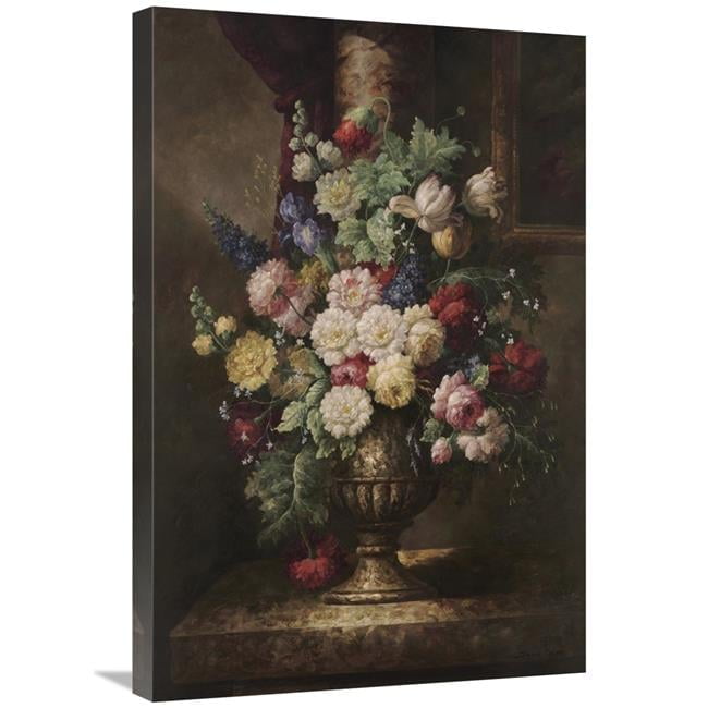 Global Gallery GCS-124747-2030-142 20 x 30 in. Renaissance Floral Art ...