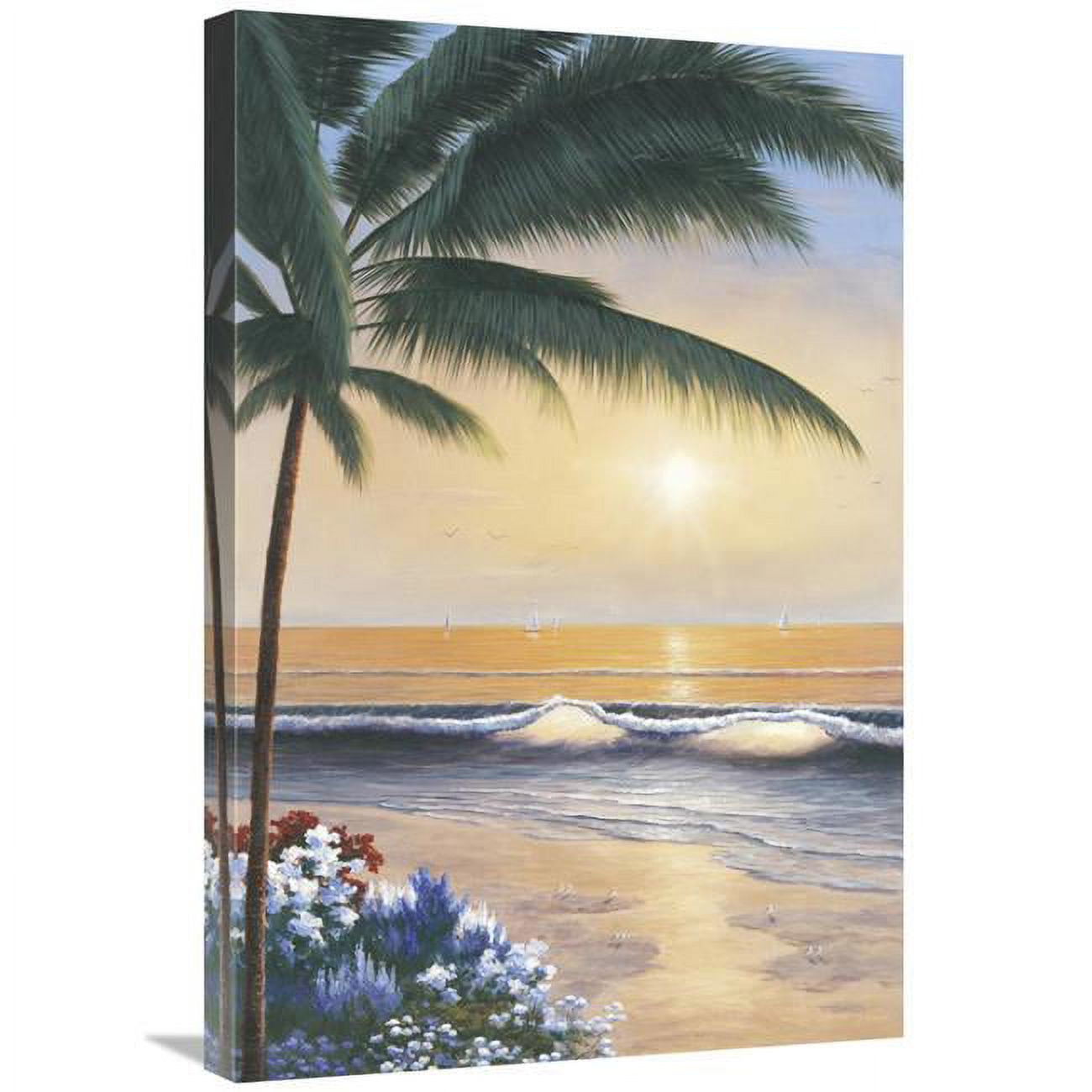 Global Gallery GCS-128573-2030-142 20 x 30 in. Palm Beach Sunrise Art ...