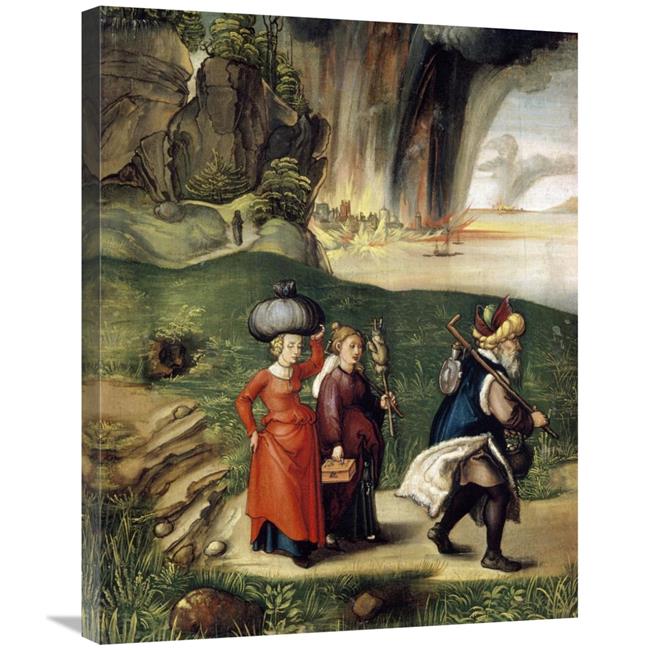 Global Gallery GCS-277443-30-142 30 in. Lot & His Family Fleeing From ...