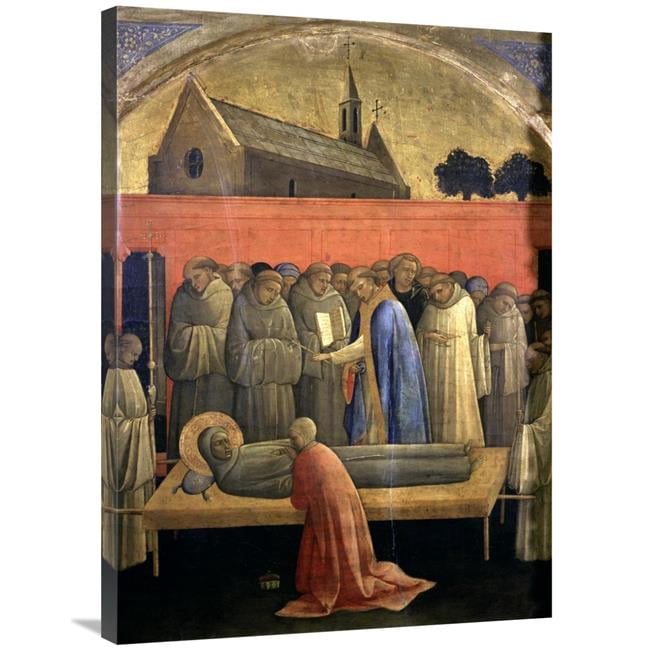 Global Gallery GCS-278632-36-142 36 in. Death of St. Francis of Assisi ...
