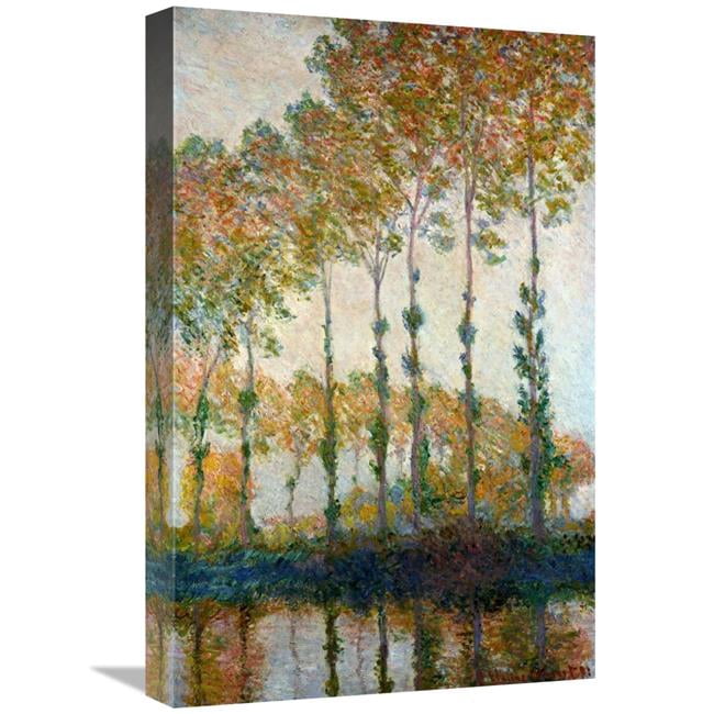 Global Gallery GCS-278693-22-142 22 in. Poplars on the River Epte in ...