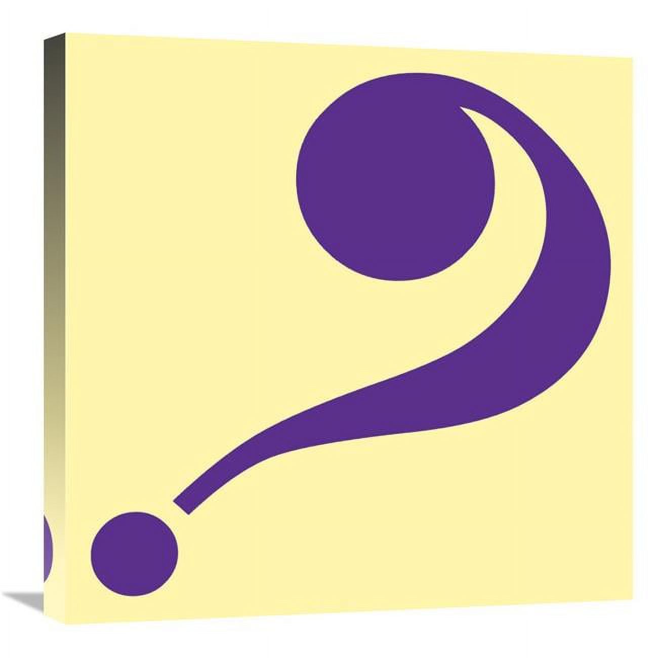 Global Gallery GCS-382202-2424-142 24 x 24 in. Bold Type - Question ...