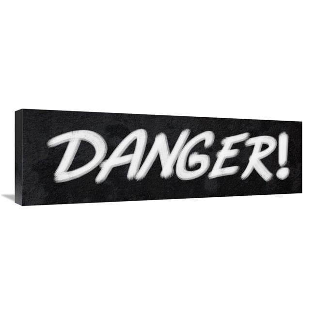 Global Gallery GCS-382206-1236-142 12 x 36 in. Title Card - Danger Art ...