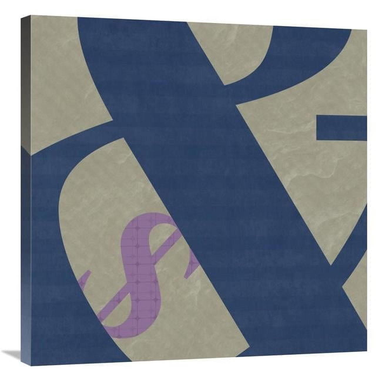 Global Gallery GCS-382241-3030-142 30 x 30 in. Type Collage - Stacked ...