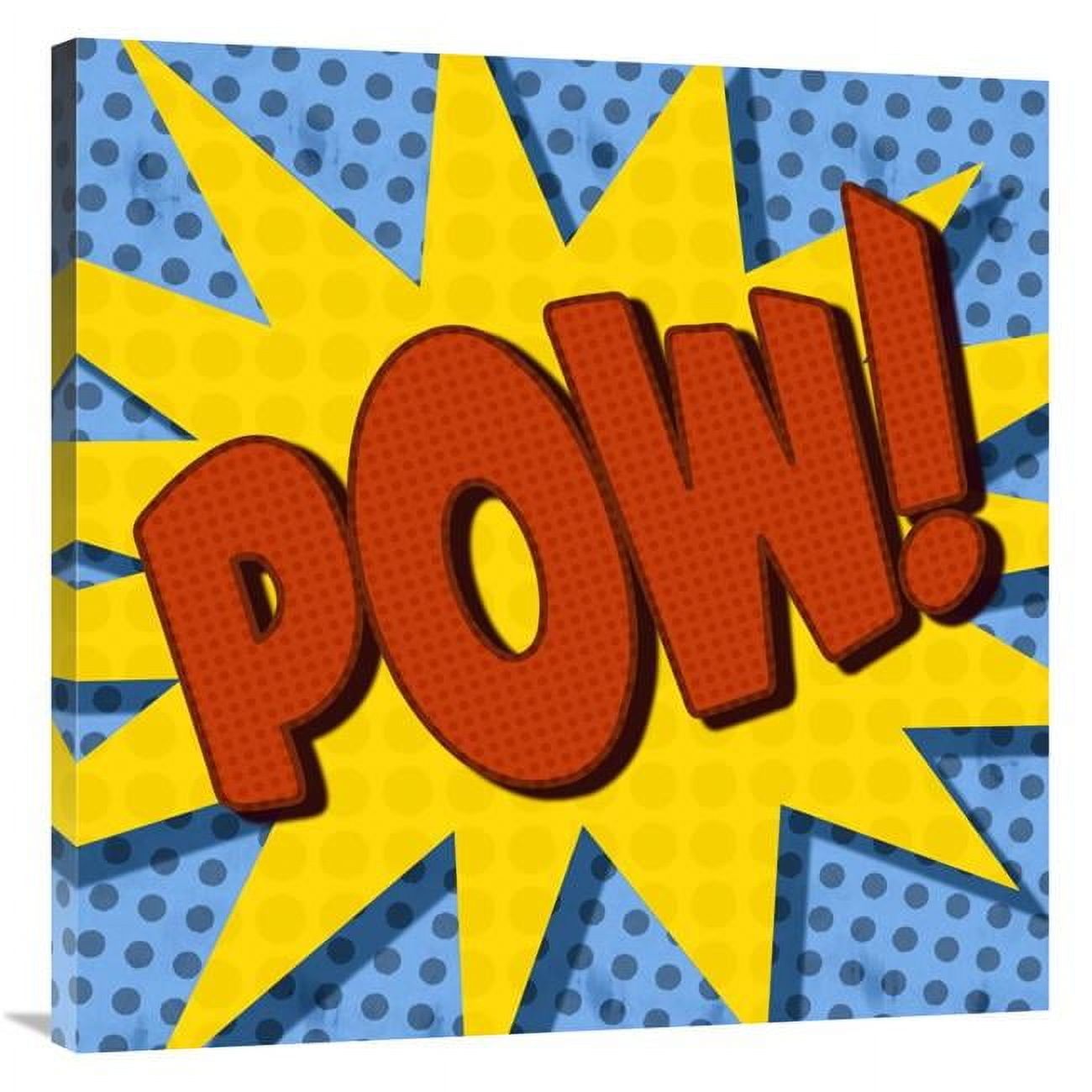 Global Gallery GCS-388378-3636-142 36 x 36 in. Word Power - Pow Art ...
