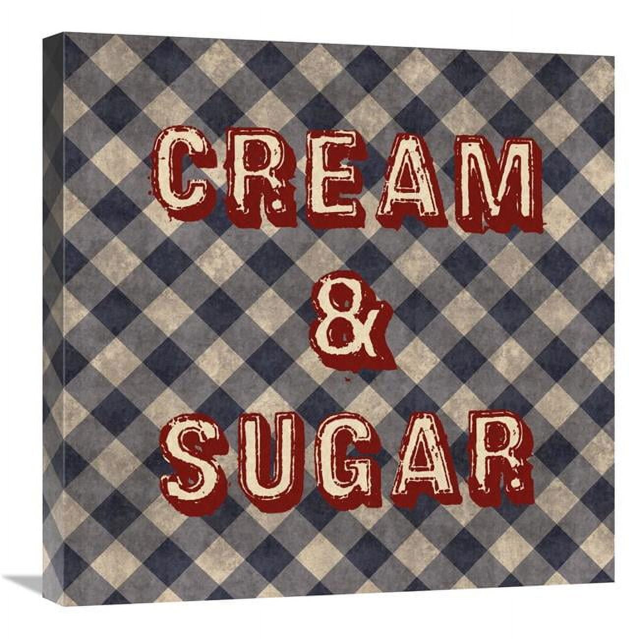 Global Gallery GCS-394018-2424-142 24 x 24 in. Cream & Sugar Art Print - BG.Studio - Walmart.com