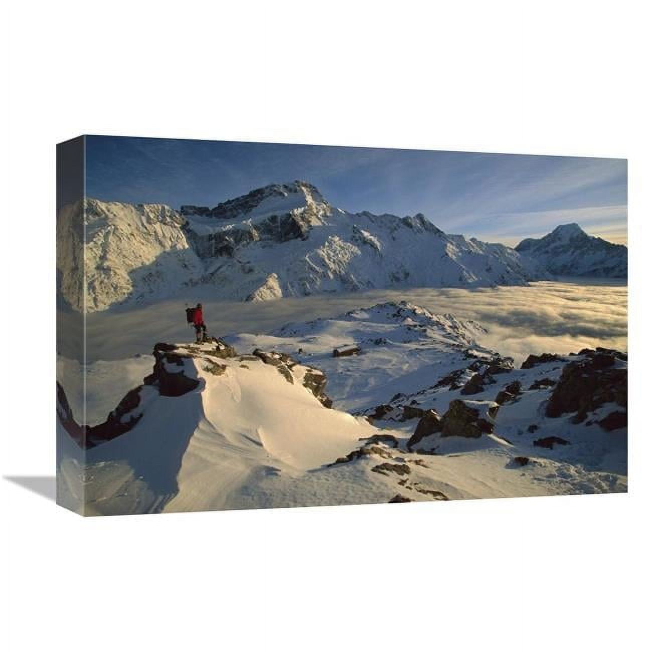 Global Gallery GCS-453454-1218-142 12 x 18 in. Mt Sefton Climber Above ...