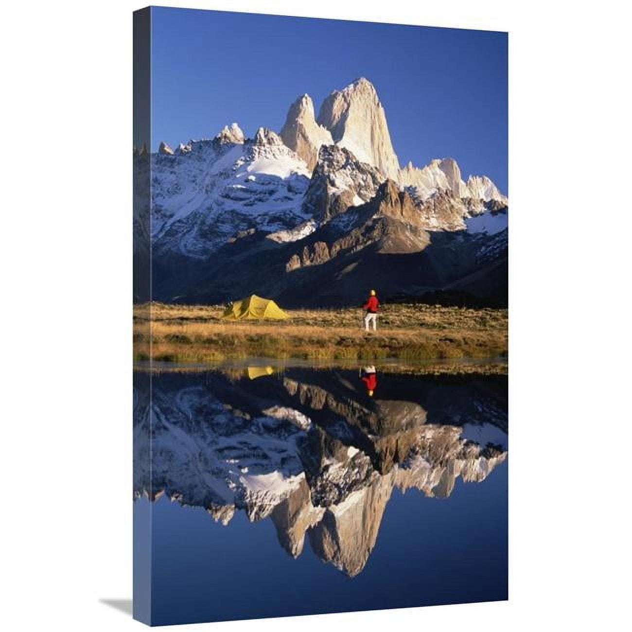 Global Gallery GCS-453467-30-142 30 in. Trekkers Camp Under Mount ...