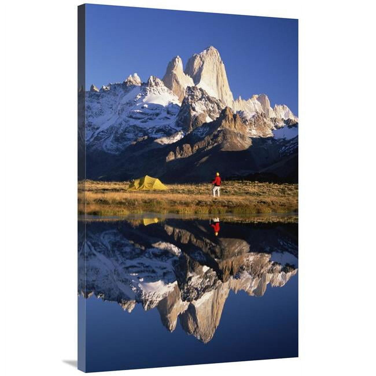 Global Gallery GCS-453467-40-142 40 in. Trekkers Camp Under Mount ...