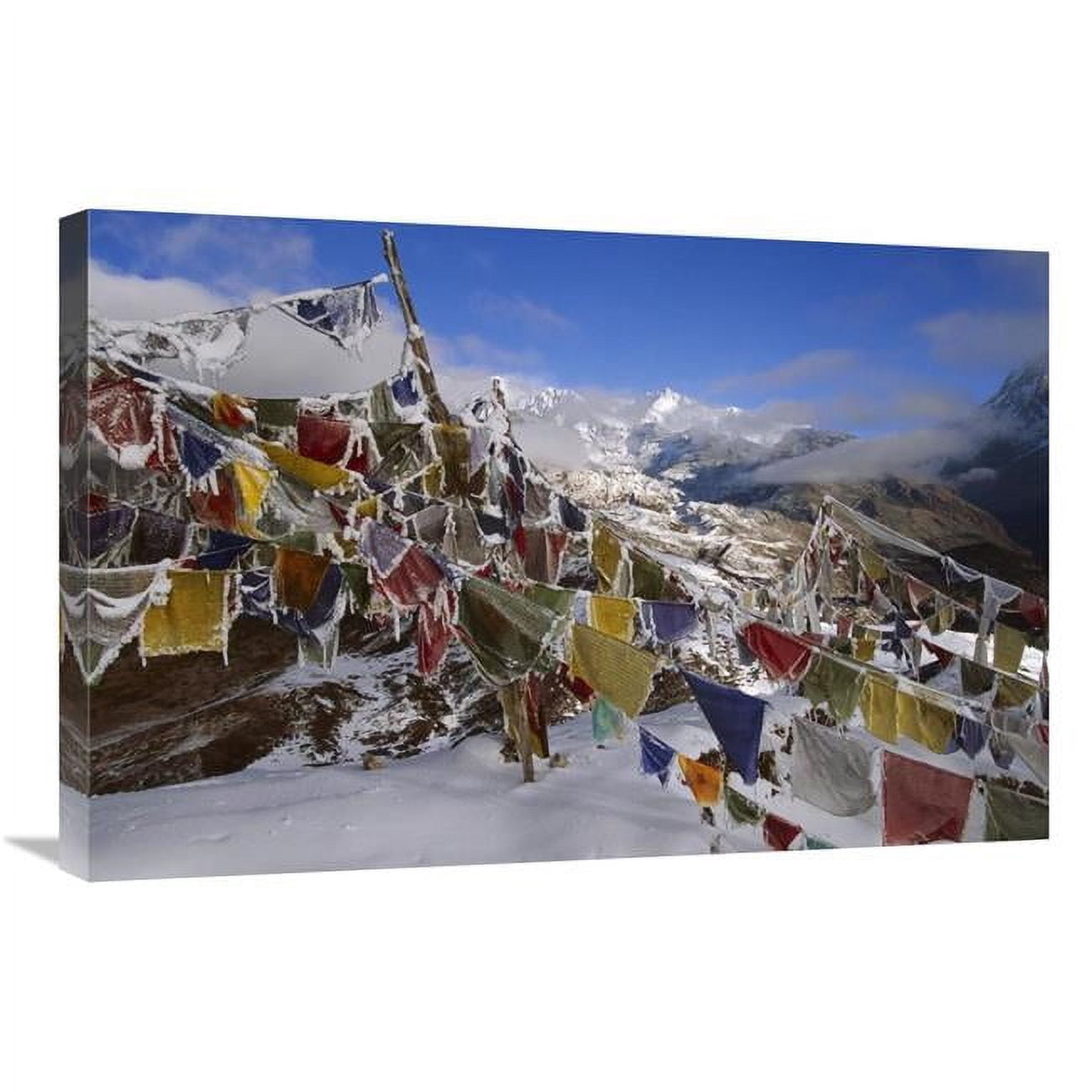 Global Gallery GCS-453470-2030-142 20 x 30 in. Iced Up Prayer Flags ...