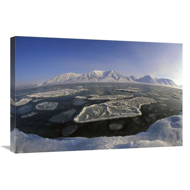 Global Gallery GCS-453539-2030-142 20 x 30 in. Ice Floes & Mountain ...