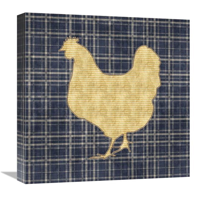 Global Gallery GCS-453828-1818-142 18 x 18 in. Country Style Hen Art ...