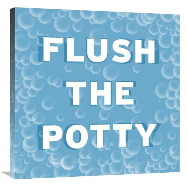 Global Gallery GCS-453844-3030-142 30 x 30 in. Bathroom Signs - Bubbles ...