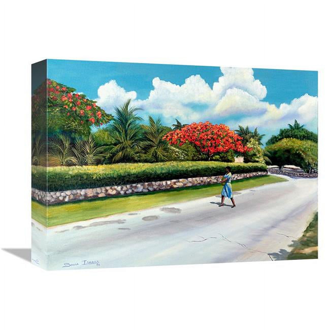 Global Gallery GCS-480442-1216-142 12 x 16 in. Poincianna Drive Art ...