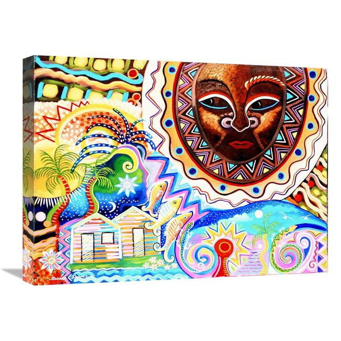 Global Gallery GCS-480446-1824-142 18 x 24 in. Brown Sun Art Print ...