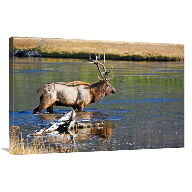 Global Gallery GCS-486495-36-142 36 in. The River Crossing Art Print - Vic Schendel - Walmart.com