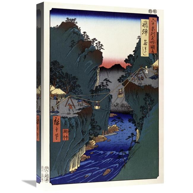 Global Gallery Hida Province - Kago Watashi Basket Ferry Art Print ...