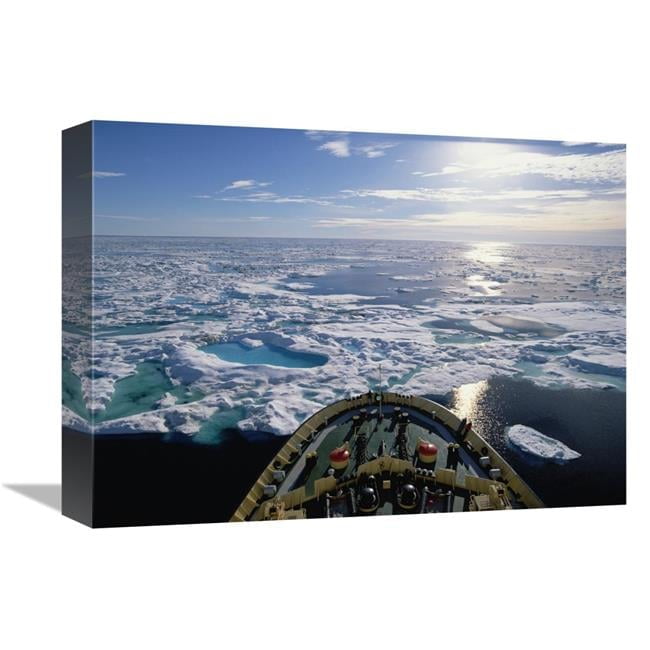 Global Gallery GCS-452515-1216-142 12 x 16 in. Icebreaker in the Arctic ...